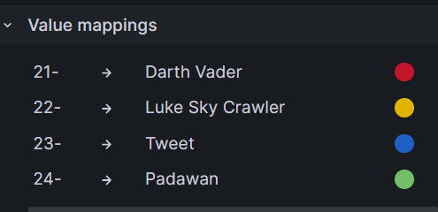 gauge key value mapping: key value mapping color not changing · Issue #69824 · grafana/grafana ...