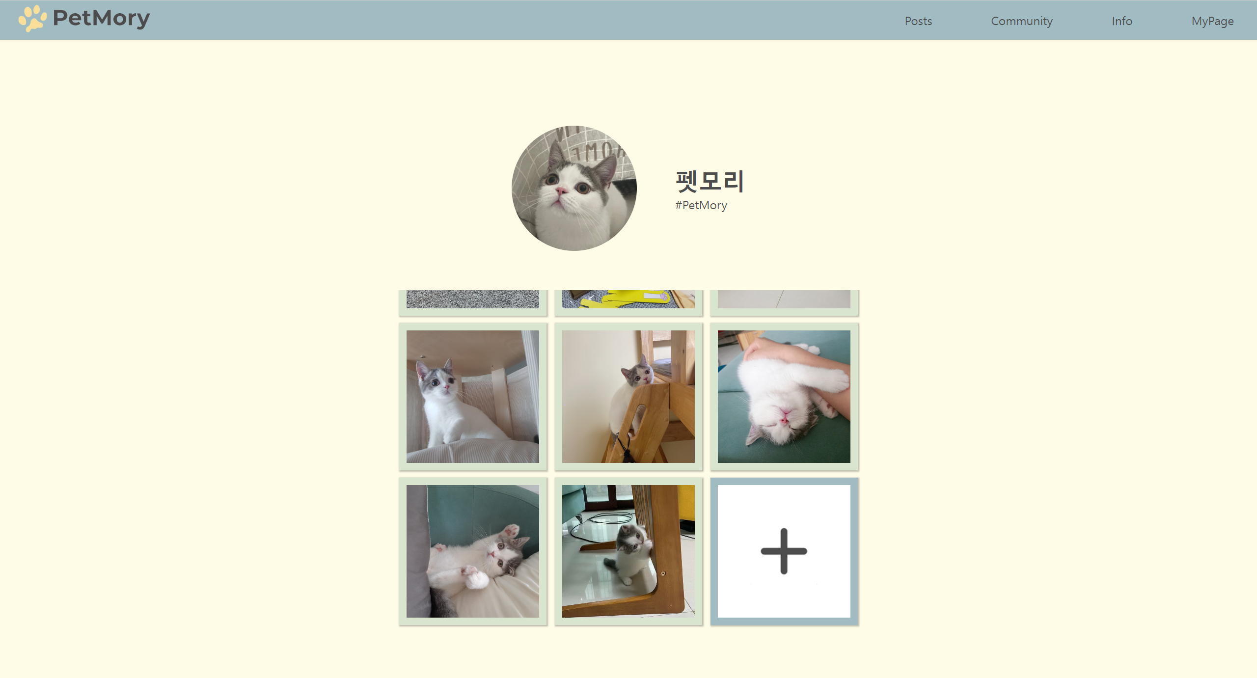 GitHub - hyennin/petmory: 반려동물과 쌓은 추억을 기록하기 위한 웹