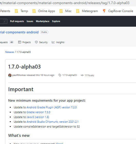 Release notes for 1.7.0-alpha03? · Issue #2823 · material-components ...