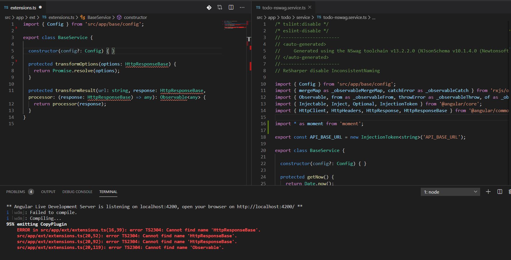 Import quesions of extensions.ts · Issue #2703 · RicoSuter/NSwag · GitHub