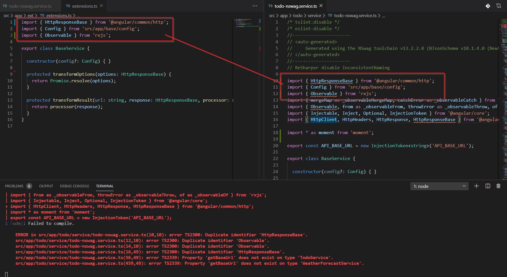 Import quesions of extensions.ts · Issue #2703 · RicoSuter/NSwag · GitHub