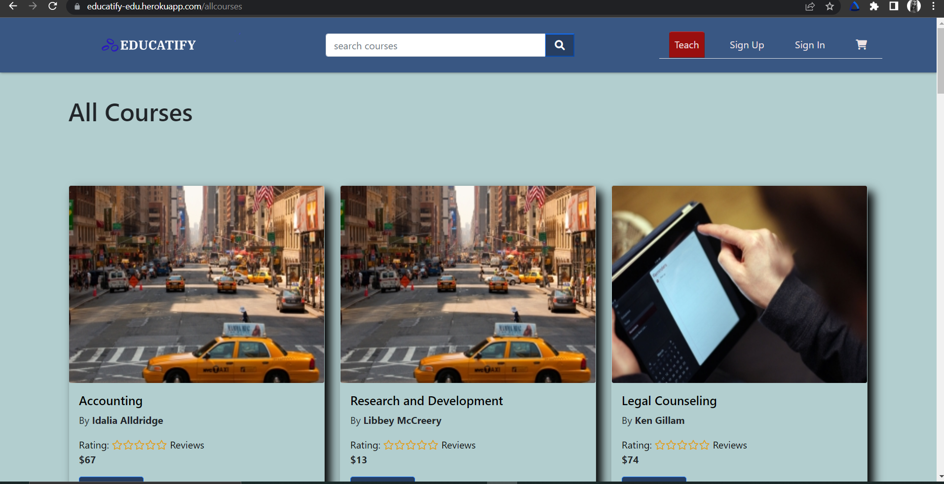 GitHub - divya-yadv/E-learning-Web-App: An E-learning web app built on MERN stack and firebase ...