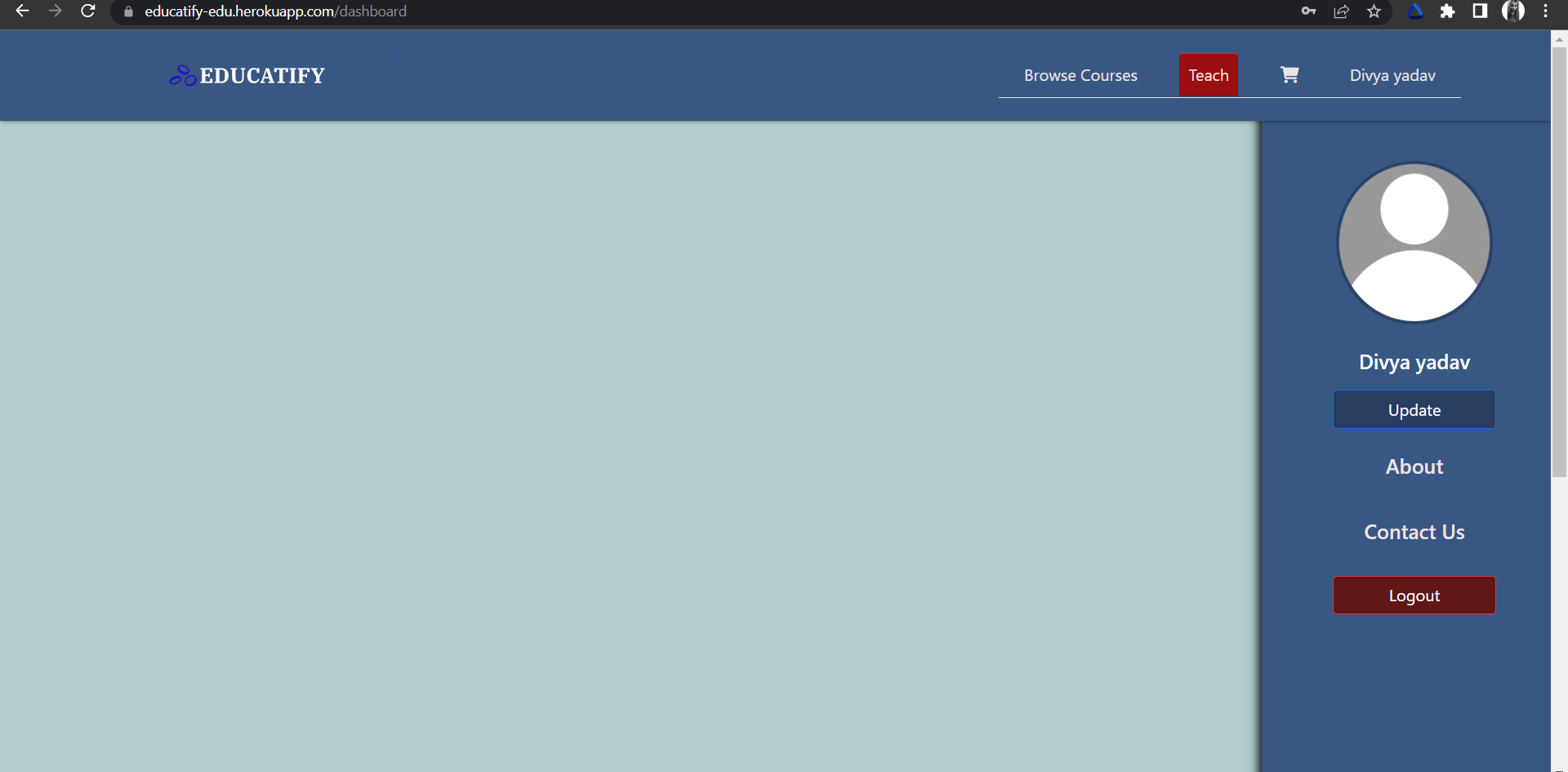 GitHub - divya-yadv/E-learning-Web-App: An E-learning web app built on MERN stack and firebase ...