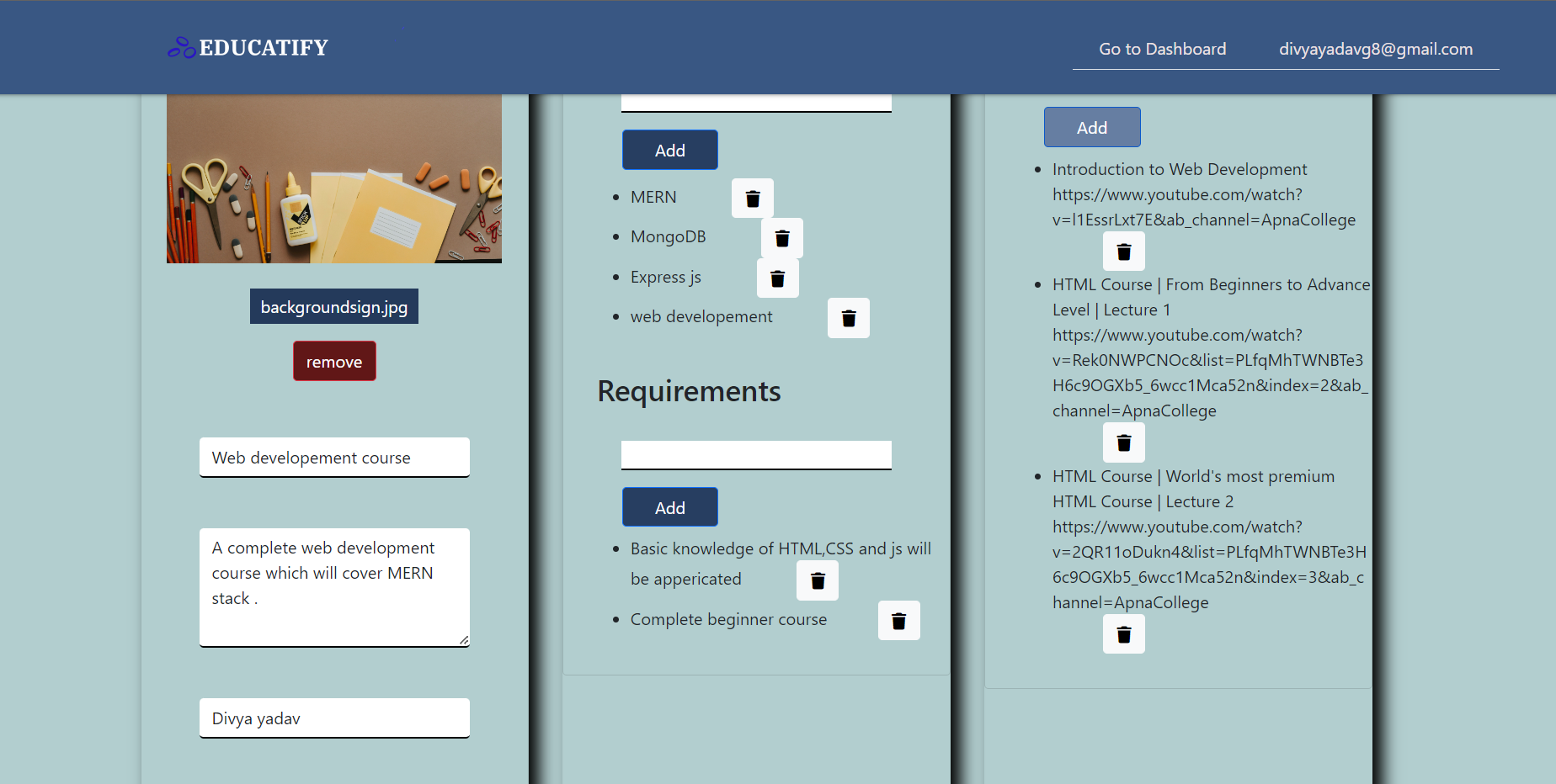 GitHub - divya-yadv/E-learning-Web-App: An E-learning web app built on ...