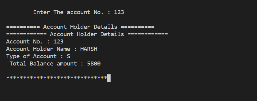 GitHub - baheti07/BANK-MANAGEMENT-SYSTEM: This Project is made using ...