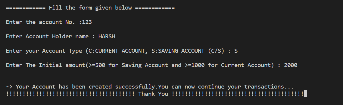 GitHub - baheti07/BANK-MANAGEMENT-SYSTEM: This Project is made using ...