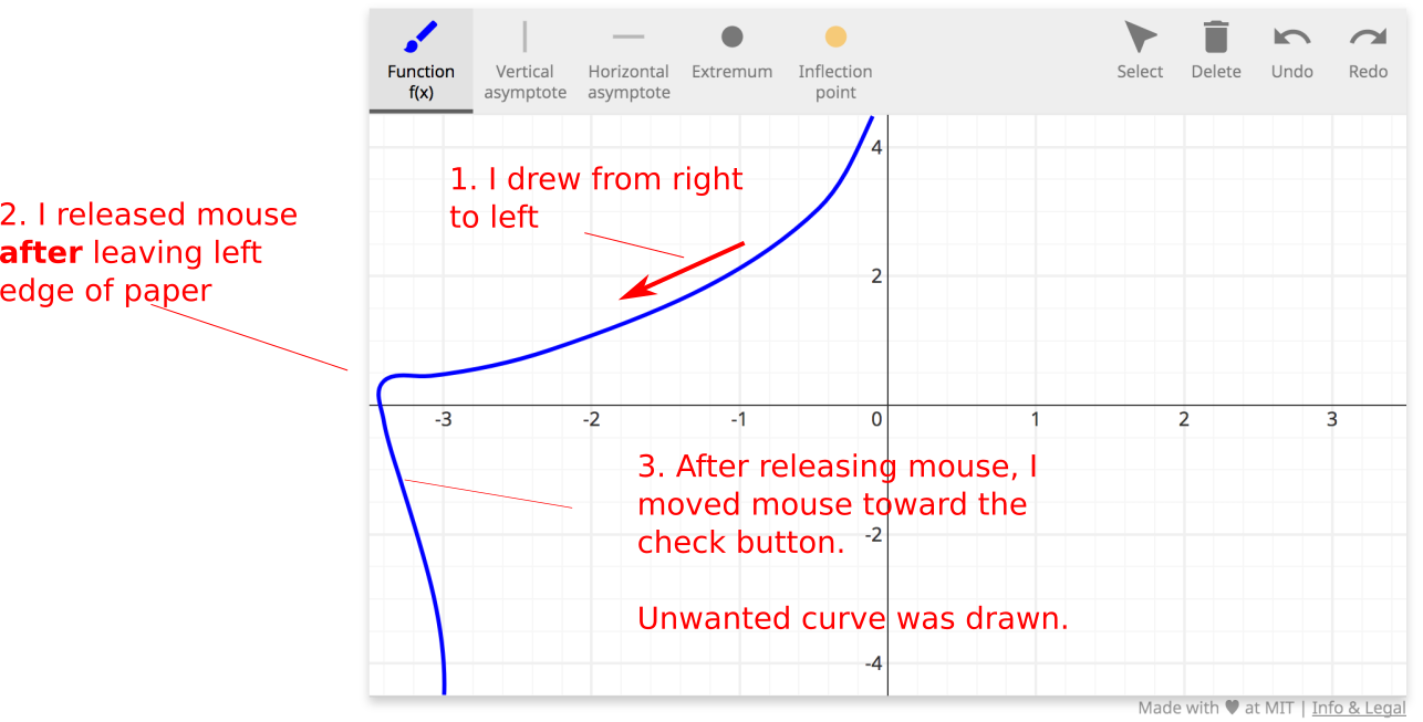Freeform tool continues drawing after mouse released to paper left ...