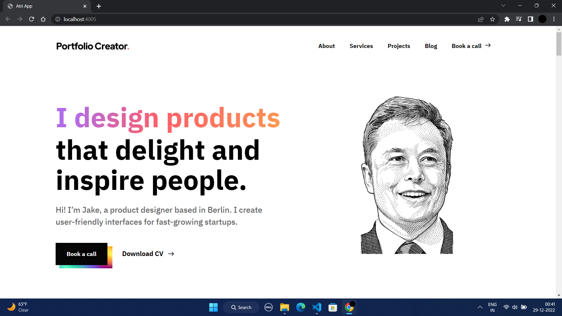 GitHub - ShreeBohara/Atri_clone_portfolio_website