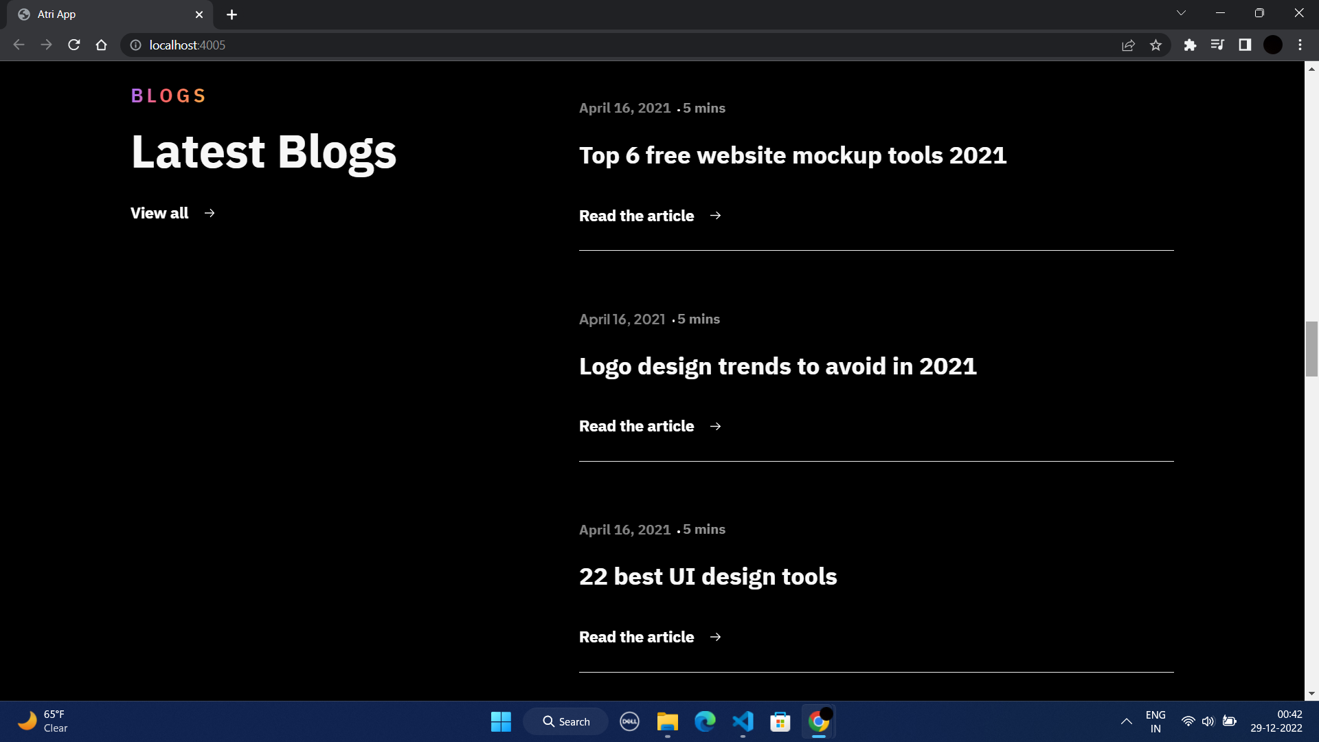 GitHub - ShreeBohara/Atri_clone_portfolio_website