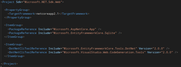 Sqlite package reference missed · Issue #8304 · dotnet/AspNetCore.Docs · GitHub
