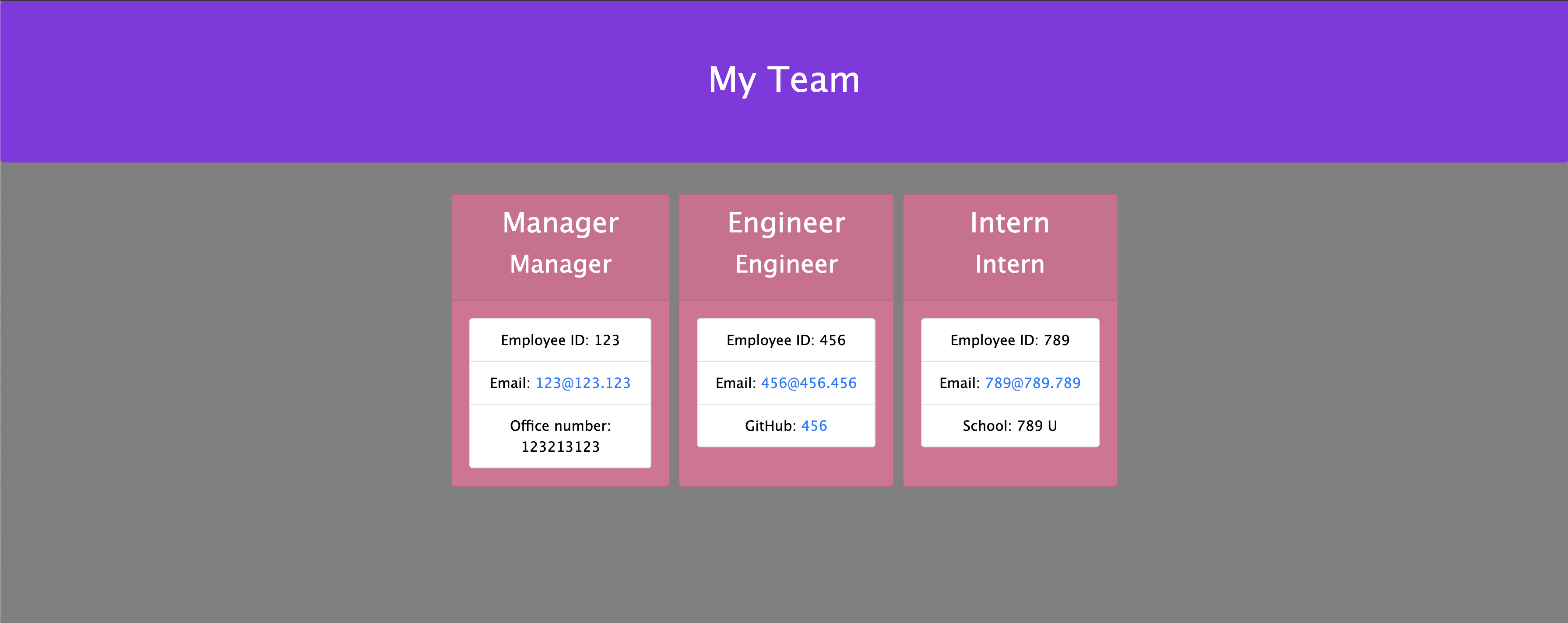 GitHub - stezzzy/team-profile-generator