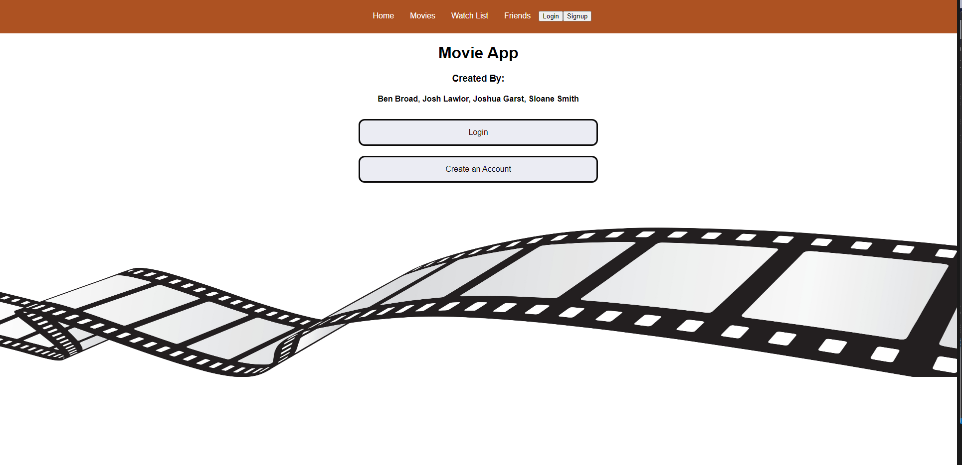 GitHub - joshlawlor/Movie-Watchlist-App