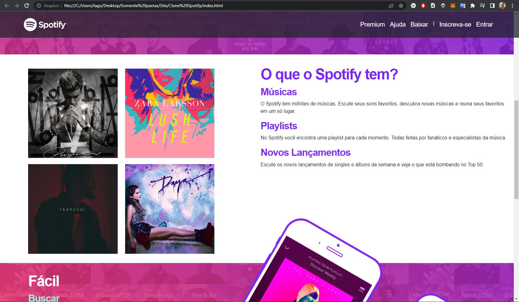GitHub - Iag0ow/Clone-Spotify
