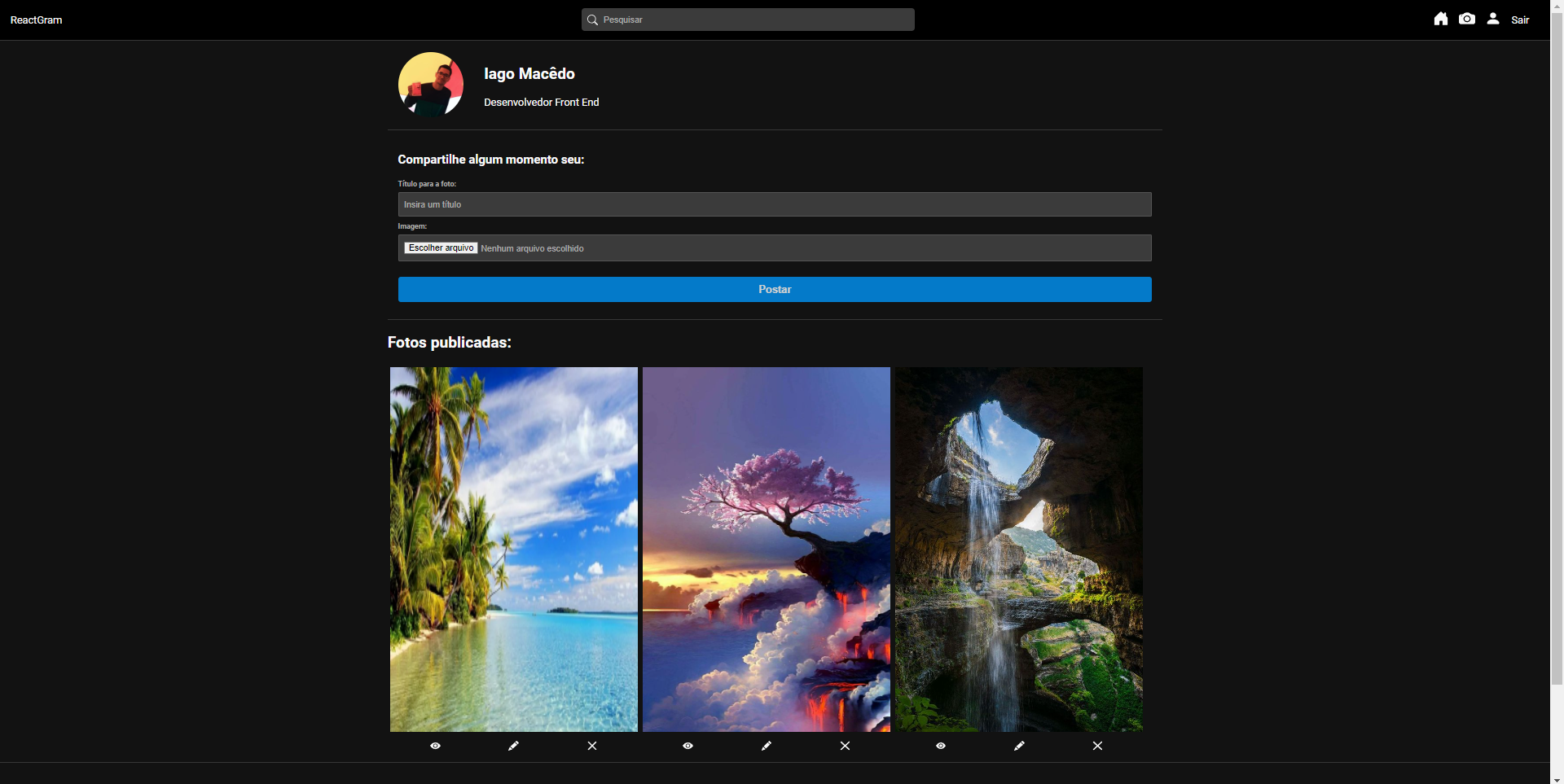 GitHub - Iag0ow/ReactGram