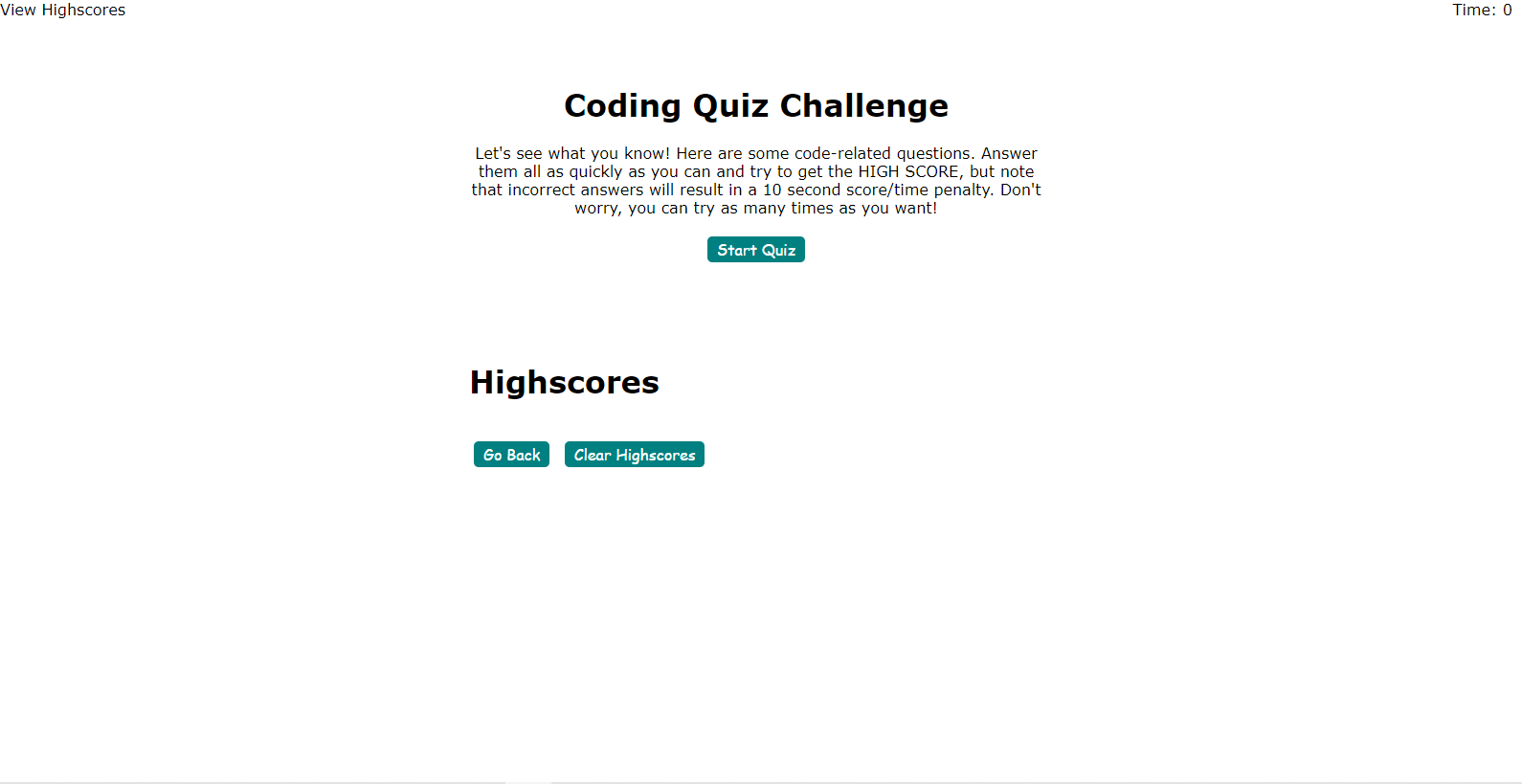 GitHub - budthedog/code-quiz