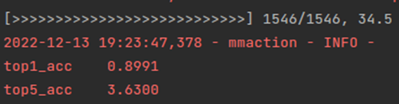 the top-5acc of validation set is greater than 1 · Issue #2136 · open-mmlab/mmaction2 · GitHub