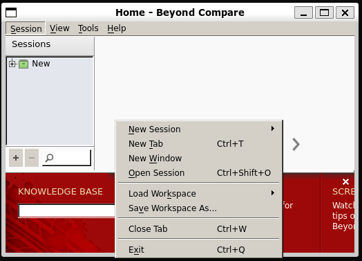 kdiff3: Menu in wrong position on Ubuntu 18.04 with Qt 4 (20.04 with Qt ...