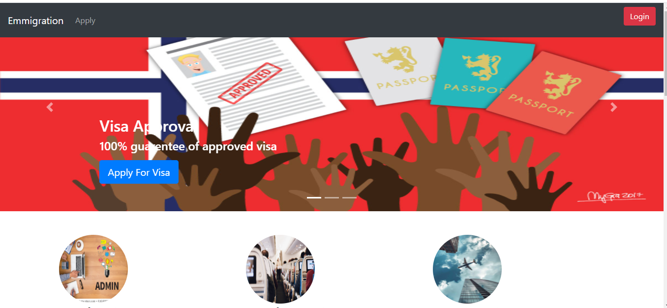 GitHub - Dimple53/Immigration-Web-Application: A Fully Featured Web App ...