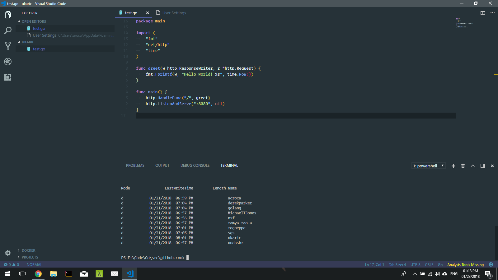 Tools not Installed problem · Issue #1476 · microsoft/vscode-go · GitHub