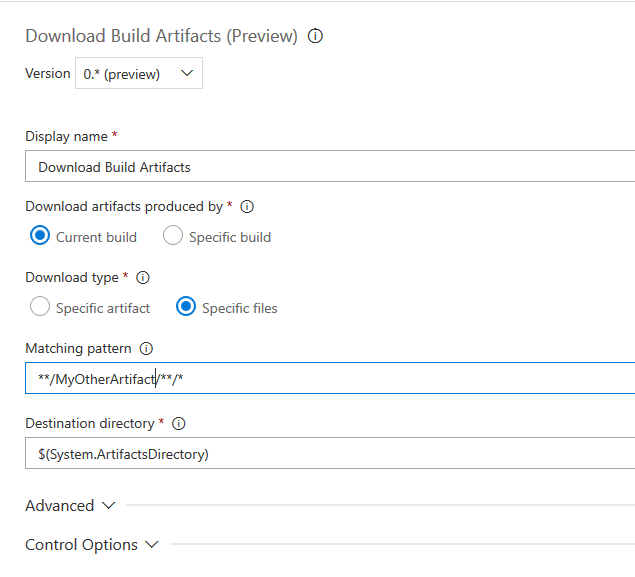 Download Build Artifacts (preview) cannot download non-primary artifacts · Issue #5821 ...