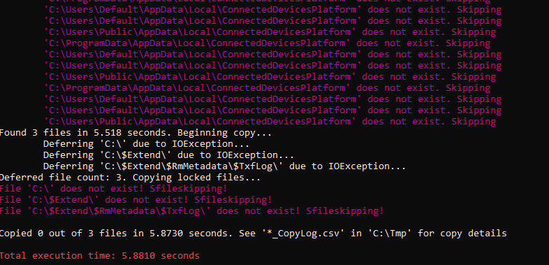 Errors regarding the "Target options" · Issue #584 · EricZimmerman/KapeFiles · GitHub