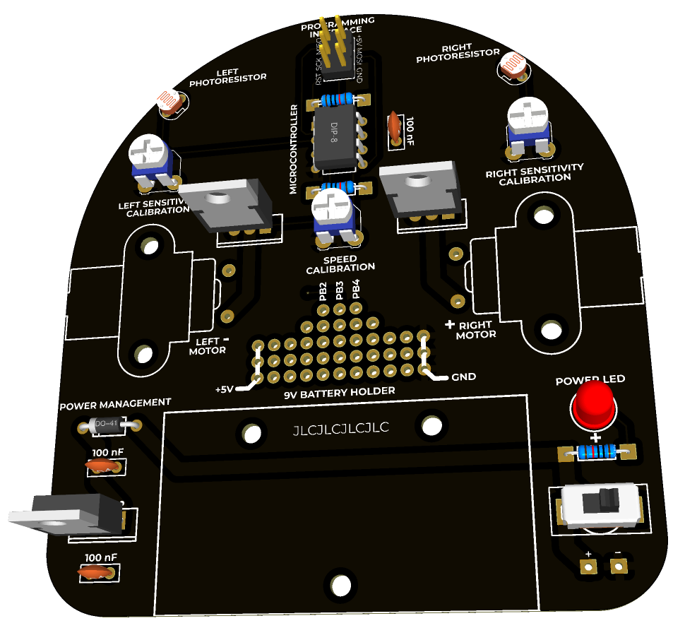 GitHub - RoboCY/LightFollower: Source code for the ROBO LightFollower robot
