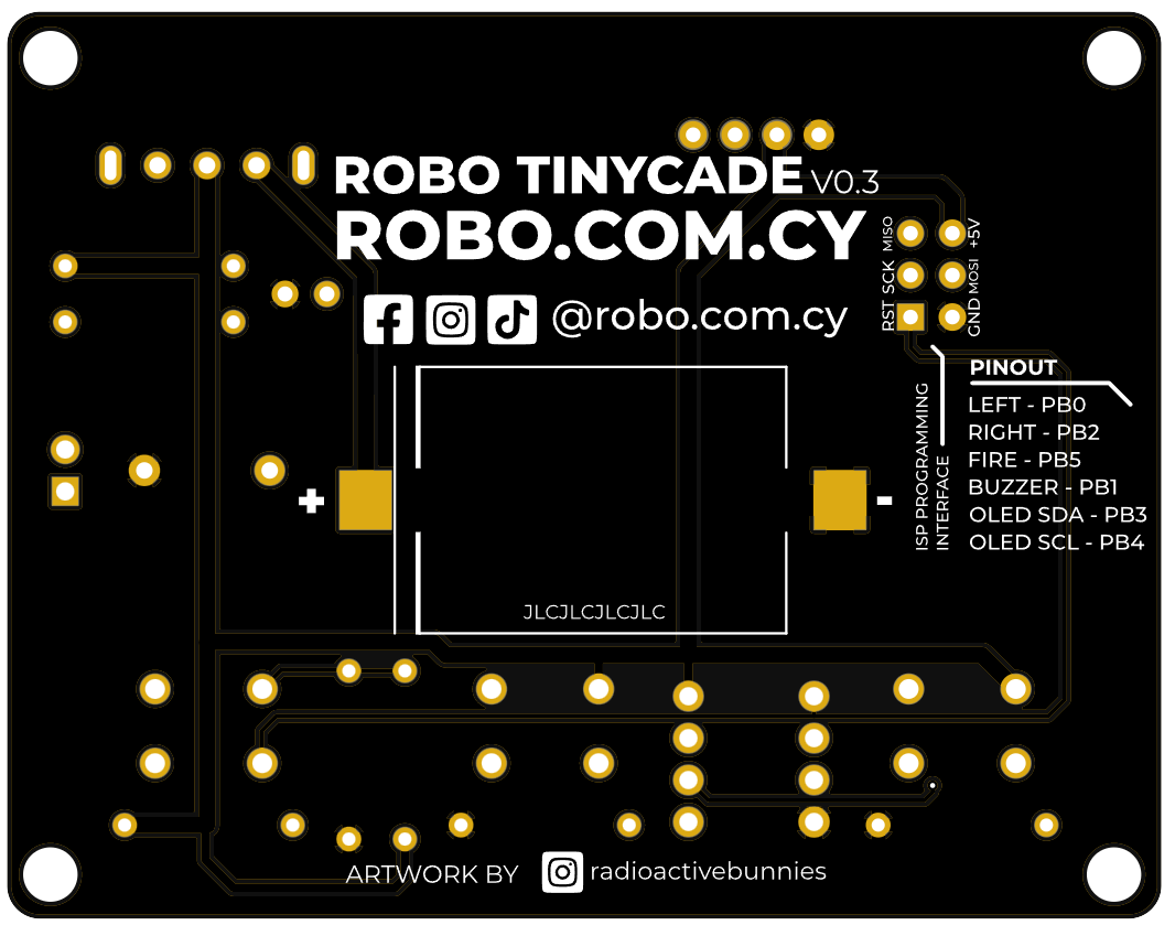 GitHub - RoboCY/Tinycade: 8bit minimal arcade machine
