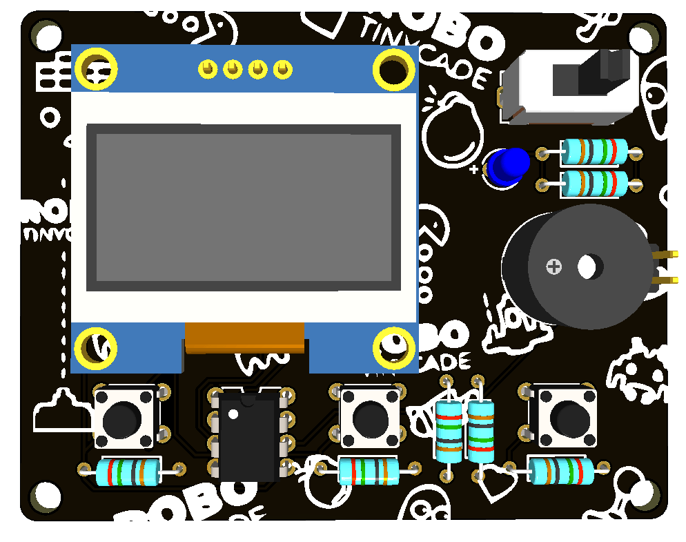 GitHub - RoboCY/Tinycade: 8bit minimal arcade machine