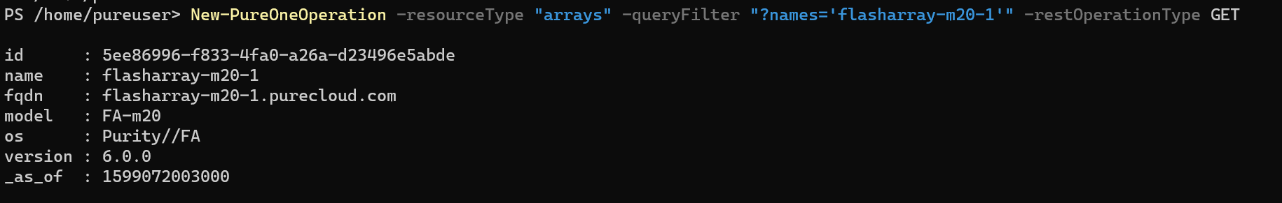 New-PureOneOperation - No access token found in the global variable or passed in. · Issue #25 ...