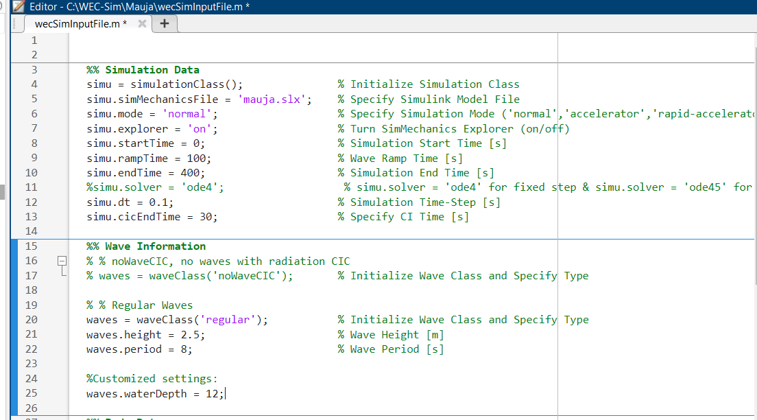 Issue With Simulation · Issue 1154 · Wec Sim Wec Sim · Github