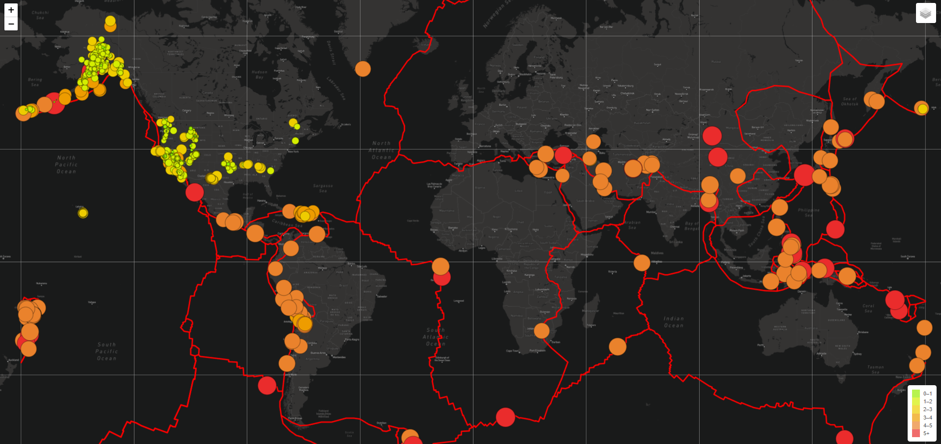 GitHub - AUrieta13/Mapping_Earthquakes: Used GeoJSON data to create a map displaying earthquakes ...
