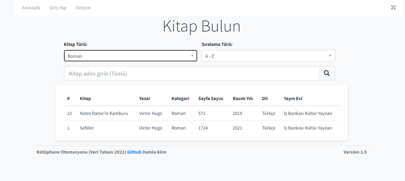 GitHub - damlaalim/LibraryAutomation: Library automation with PHP