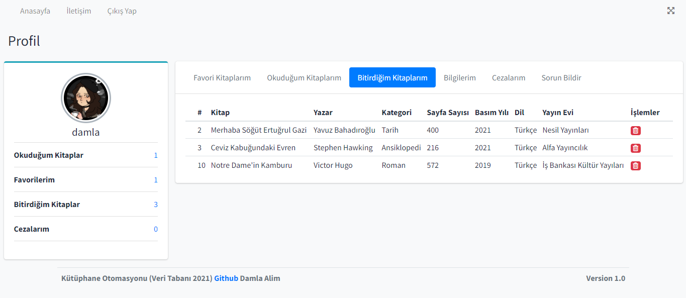 GitHub - damlaalim/LibraryAutomation: Library automation with PHP