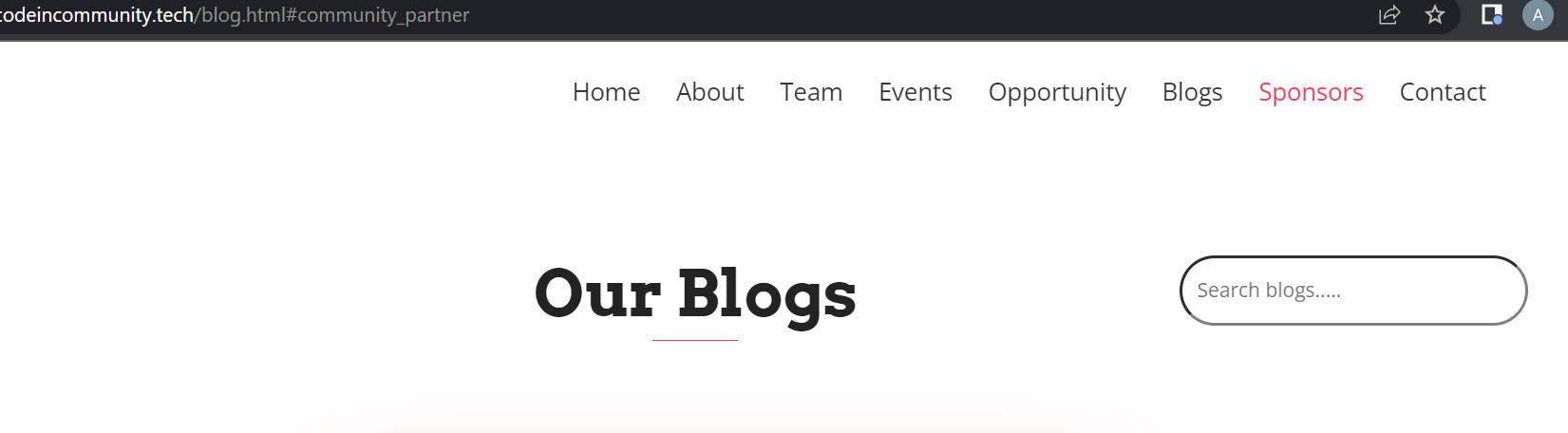 Sponser button not working . · Issue #343 · SauravMukherjee44/CodeIN-Community-Website · GitHub