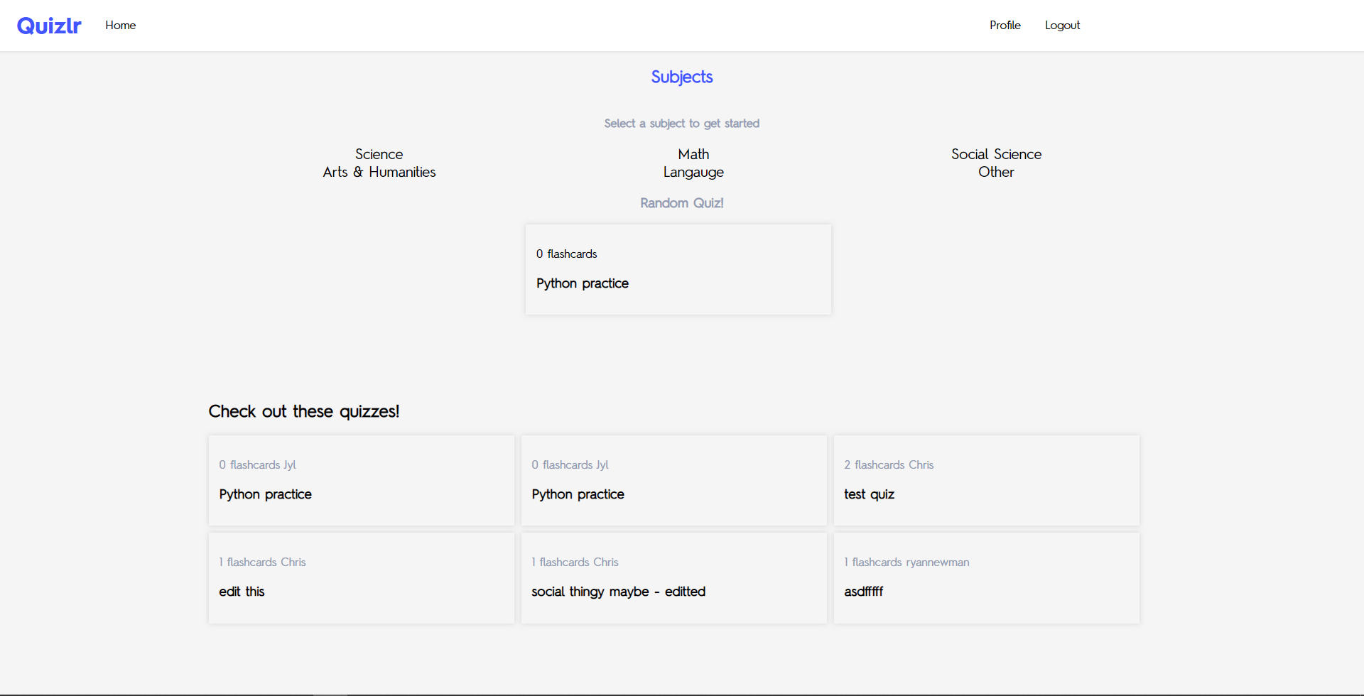 GitHub - Cmizell186/Quizlr