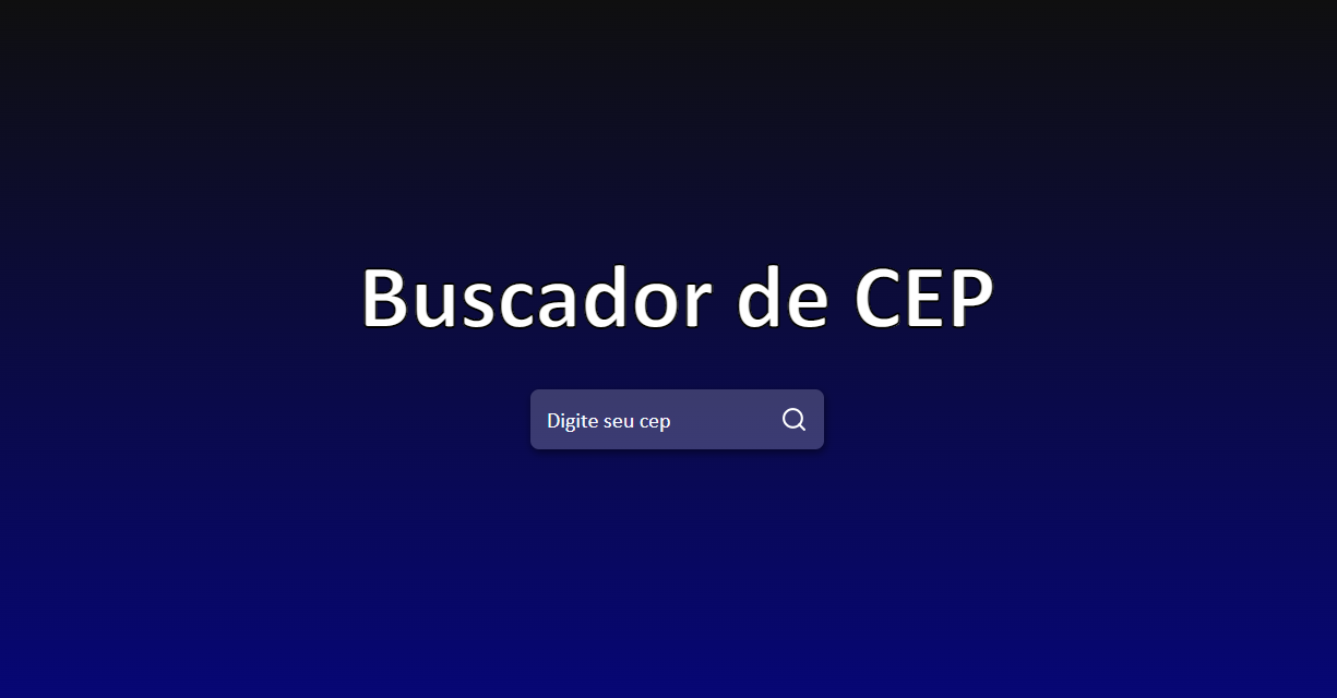 GitHub - yuutsuga/CEP-Finder: The CEP Finder is a website which search a especific location that ...