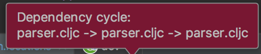 Confusing Dependency Cycle Message · Issue 2266 · Cursive Idecursive