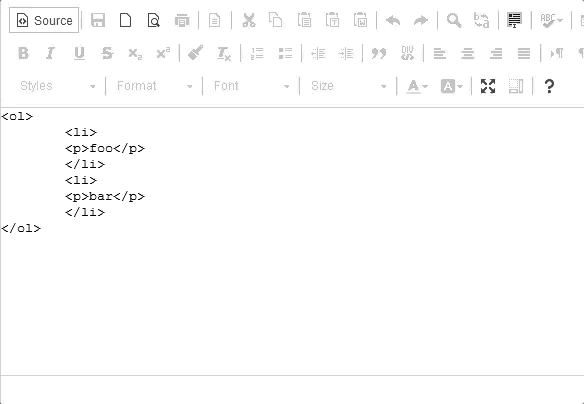 Cursor jump out of list element after pressing enter [IE8] · Issue #2363 · ckeditor/ckeditor4 ...