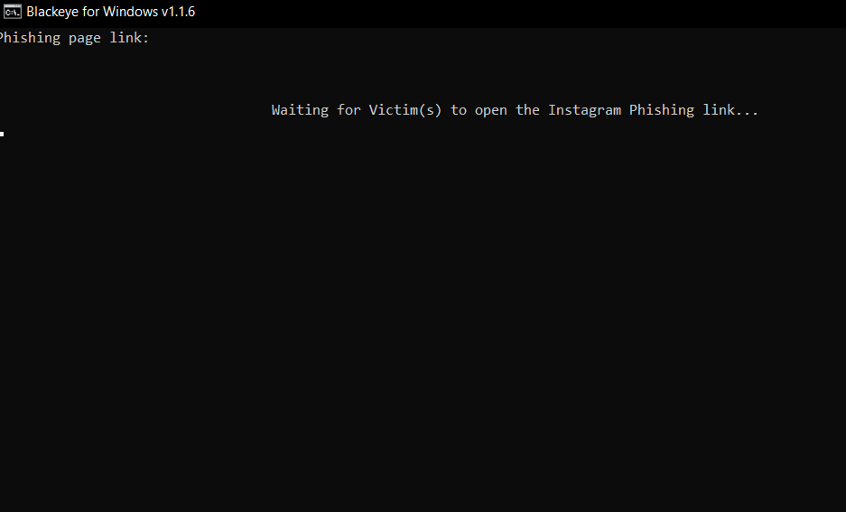 doesn't generate the site link · Issue #86 · HiDe-Techno-Tips/Blackeye-for-Windows · GitHub