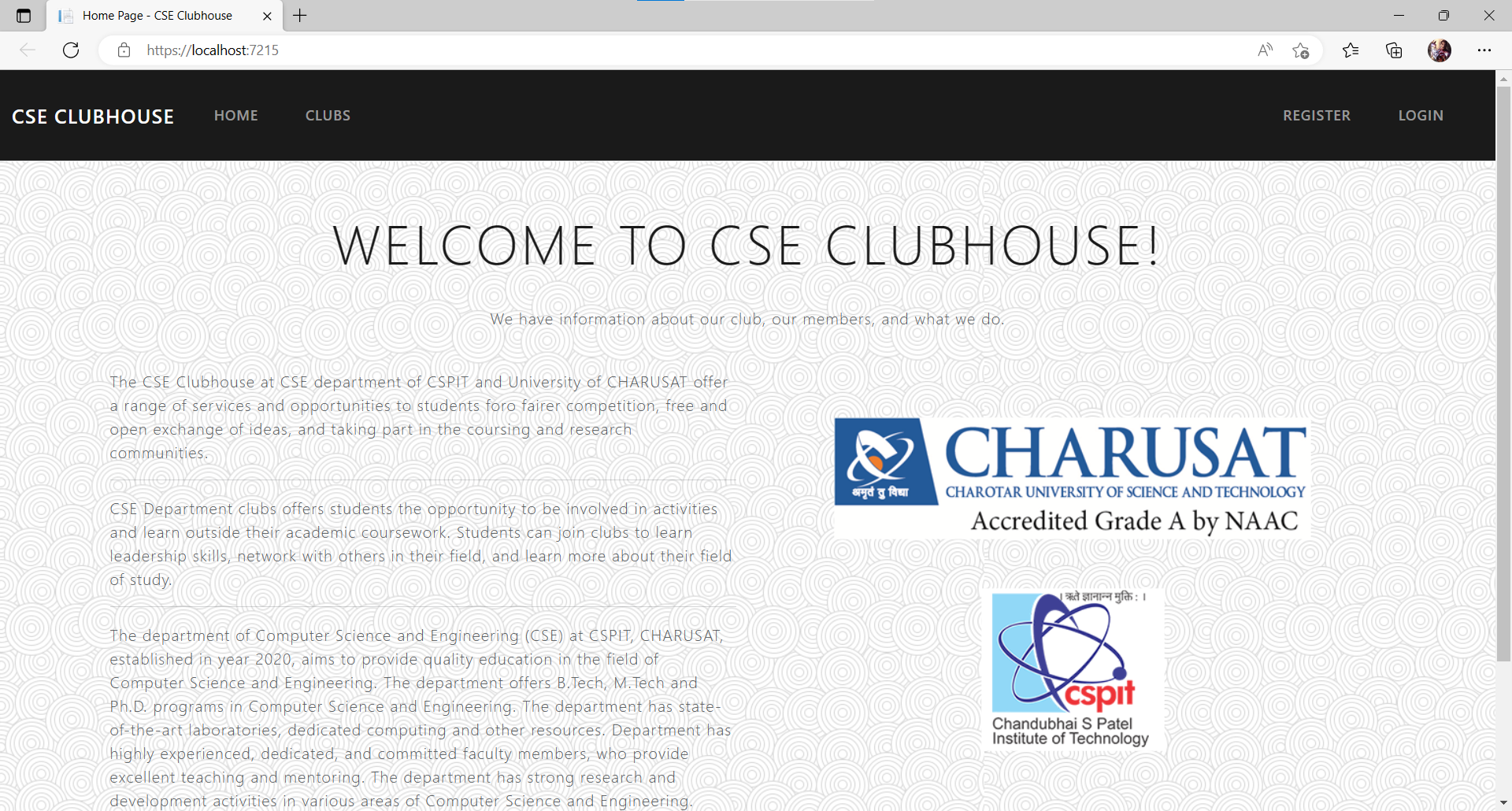 GitHub - RogueStar03/CSE-ClubHouse-Sem-5-SGP: Software Group Project for Sem 5.