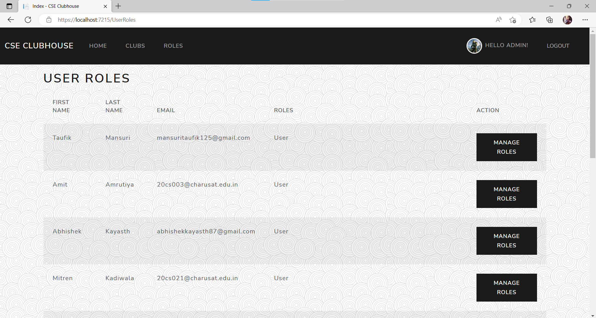 GitHub - RogueStar03/CSE-ClubHouse-Sem-5-SGP: Software Group Project for Sem 5.