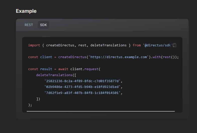 Translations ID is only allowed to be a number · Issue #20343 · directus/directus · GitHub