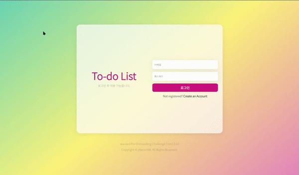Github Jiheon788wanted Pre Onboarding Challenge Fe 1 원티드 프리온보딩 프론트엔드 챌린지 1월 Crud W React Query
