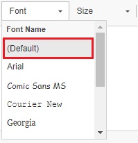 [MU4 Task] Font dropdown menu should display what a font looks like ...