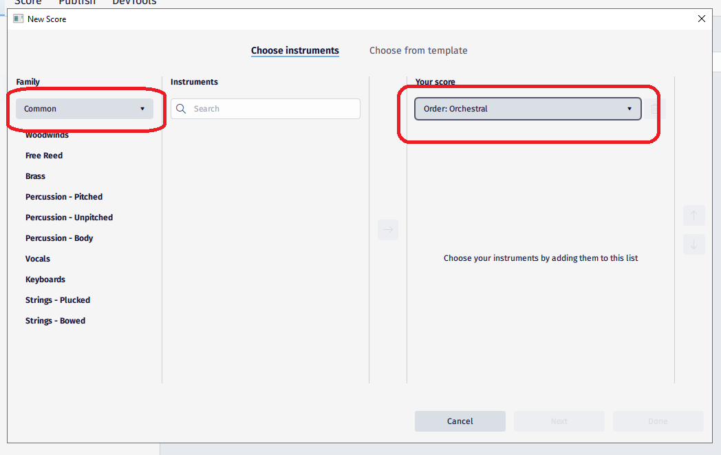 [MU4 Task] [Accessibility] New Score Wizard: Sсreen reader doesn't read ...