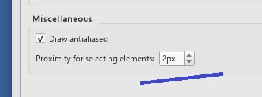 [MU4 Issue] Return 'Proximity for selecting elements' option to Preferences and change it ...