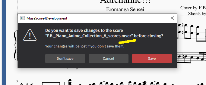 [MU4 Issue] "Do you want to save..." dialog should not show file extension · Issue #10589 ...
