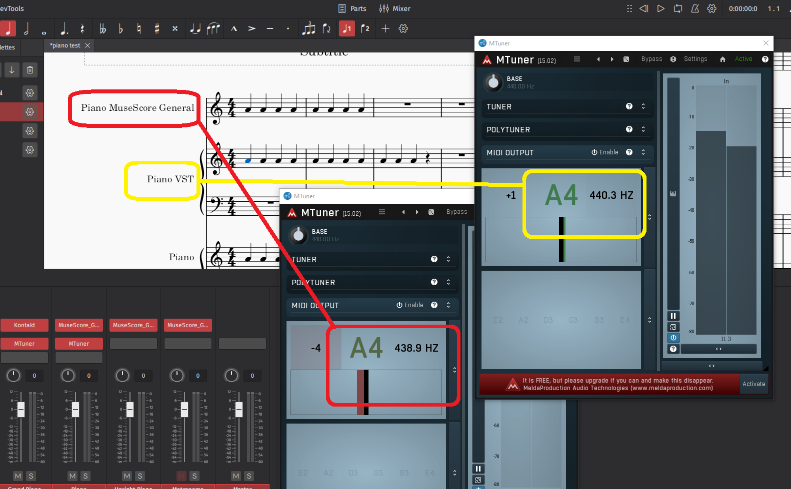 [MU4 Issue] MuseScore General Piano sample pitch is lower for some cents · Issue #11267 ...