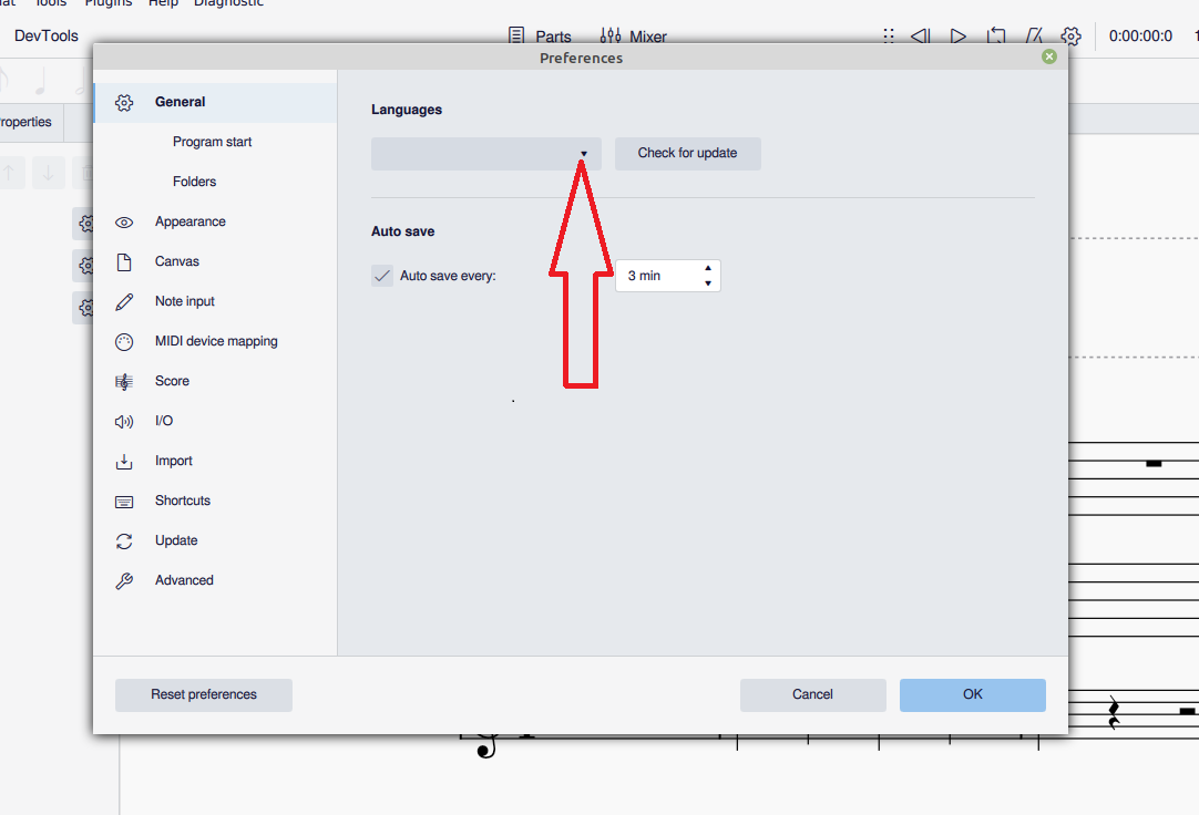 [MU4 Issue] Languages list in Preferences is empty on Linux · Issue #11620 · musescore/MuseScore ...