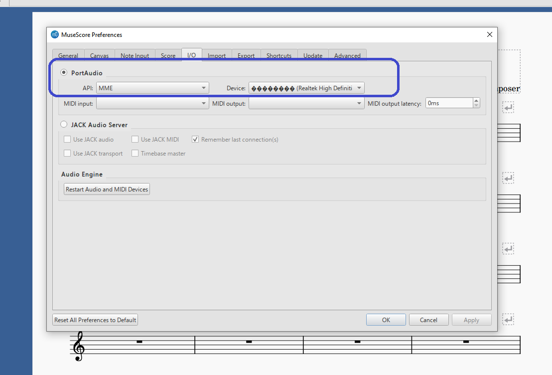 [MU4 Issue] Ability to change audio device is missing in Preferences>I ...